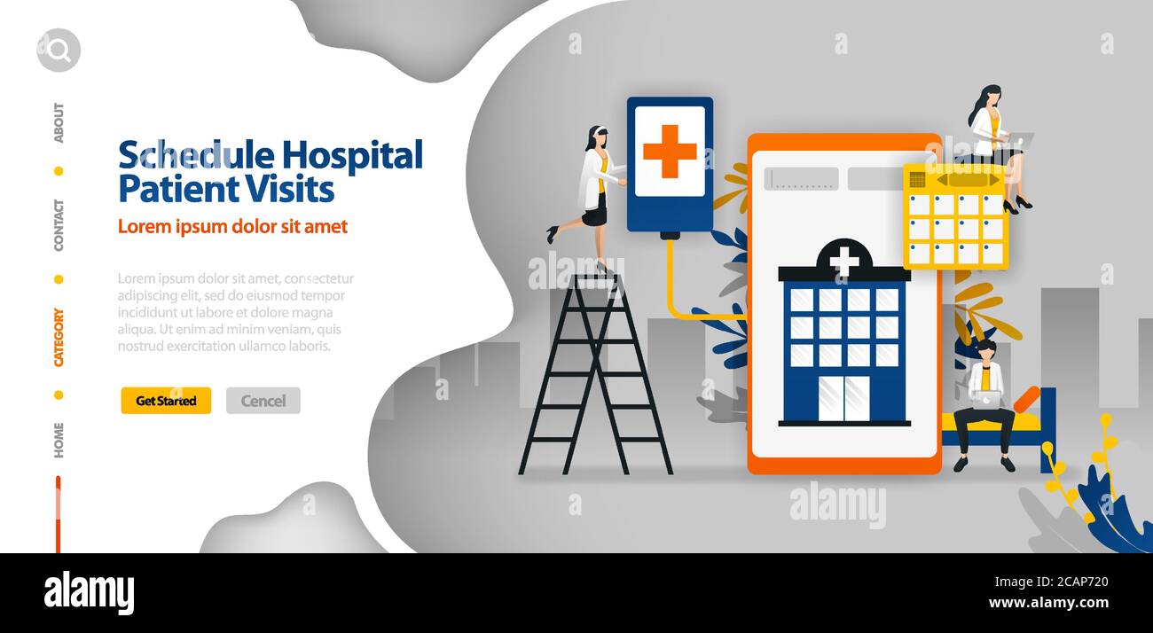 Hospital Patient Visits Schedule, hospital scheduling, hospital ...