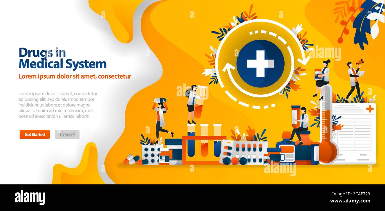 Drugs in Medical Systems, medicines and medical equipment and cross ...