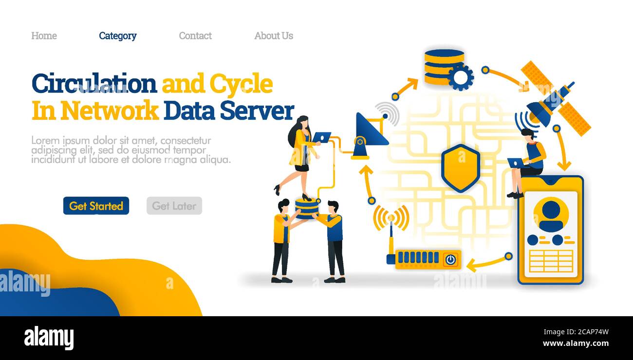 Circulation and Cycle in Data Server. overview of network communication ...