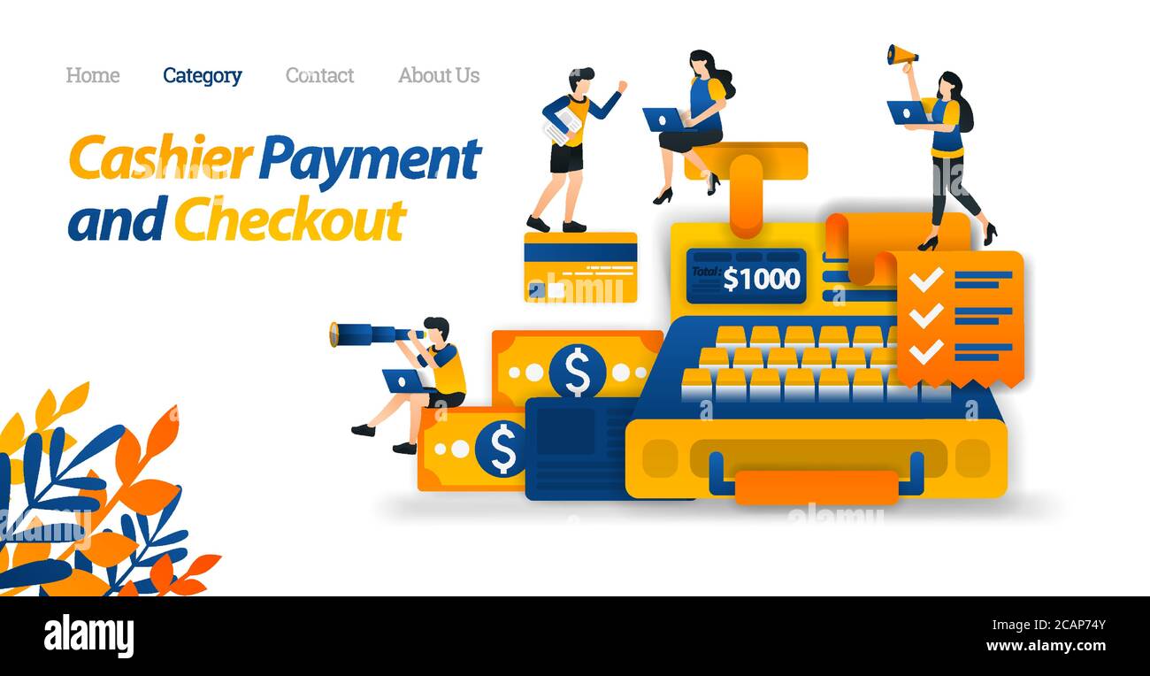 Cash Register Design for Business, Finance and E-commerce Purposes ...