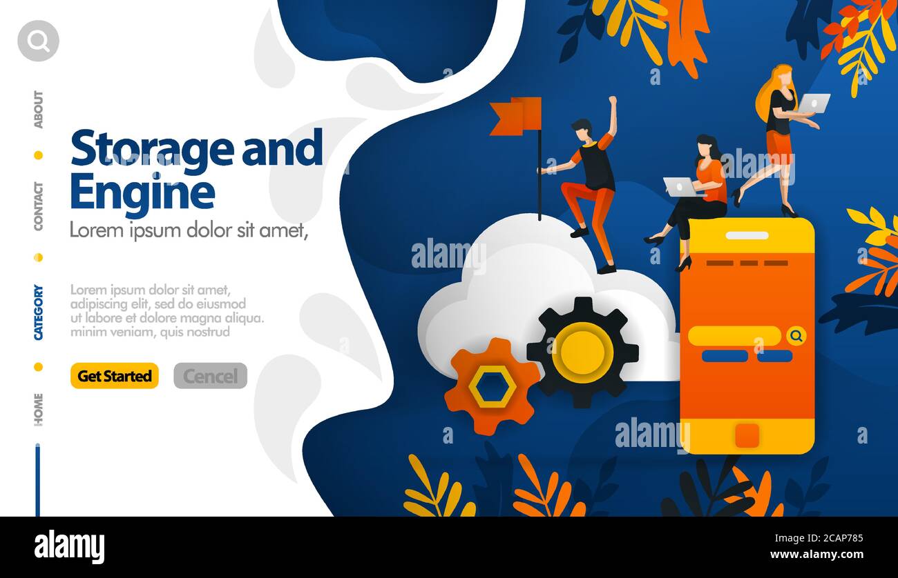 Cloud storage and machines in storage, securing the storage process ...