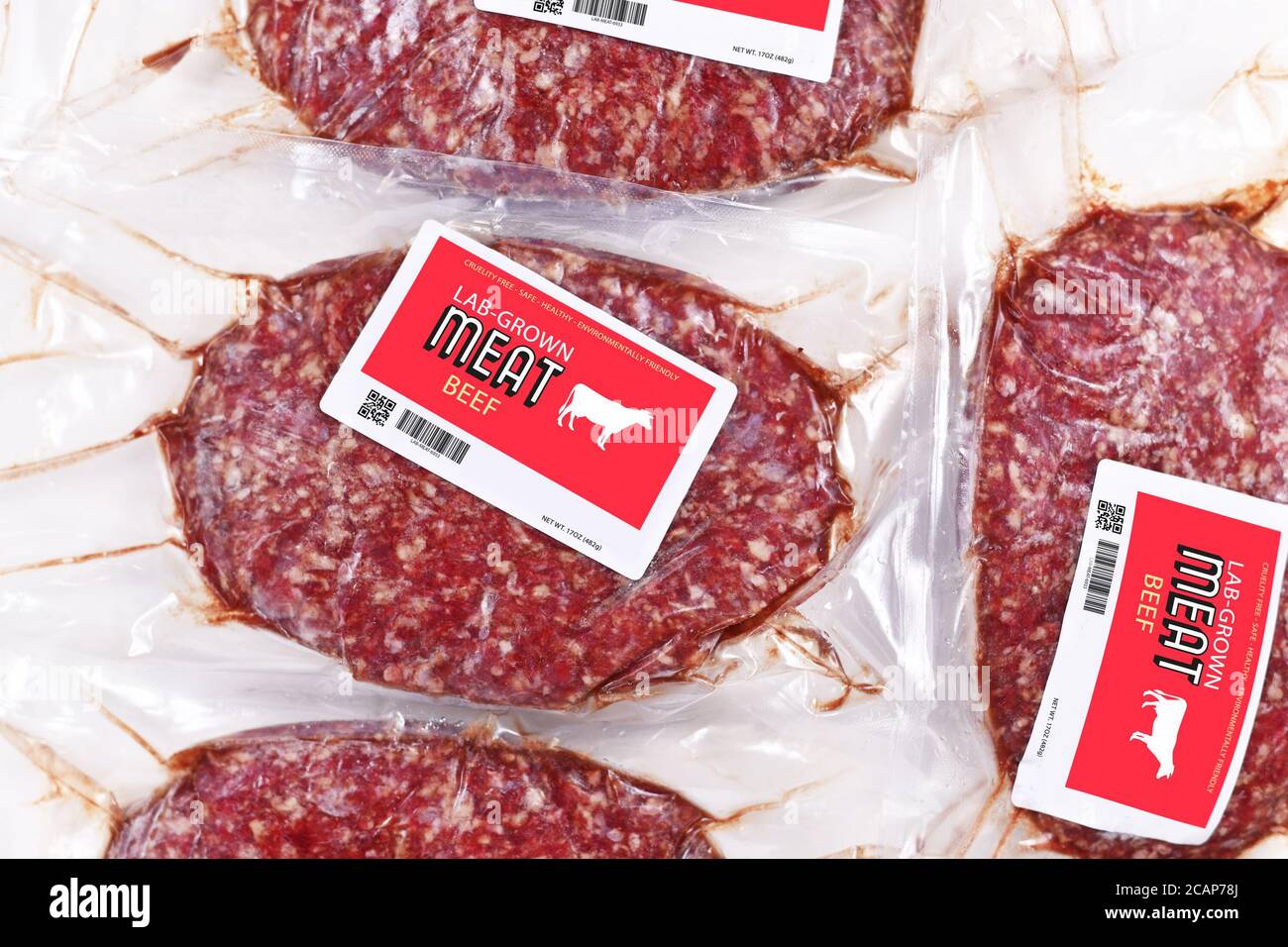 Lab grown cultured meat concept for artificial in vitro cell culture ...