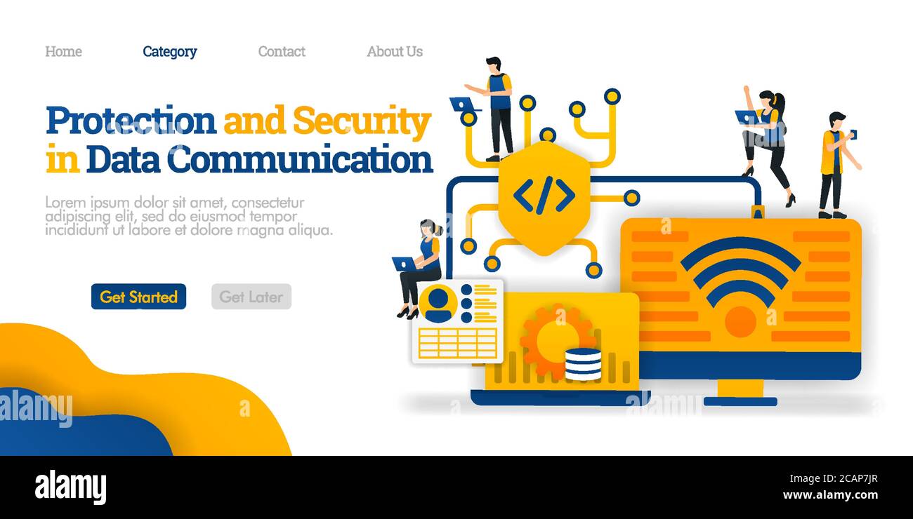 Protection and Security in Data communication. protect data sharing ...