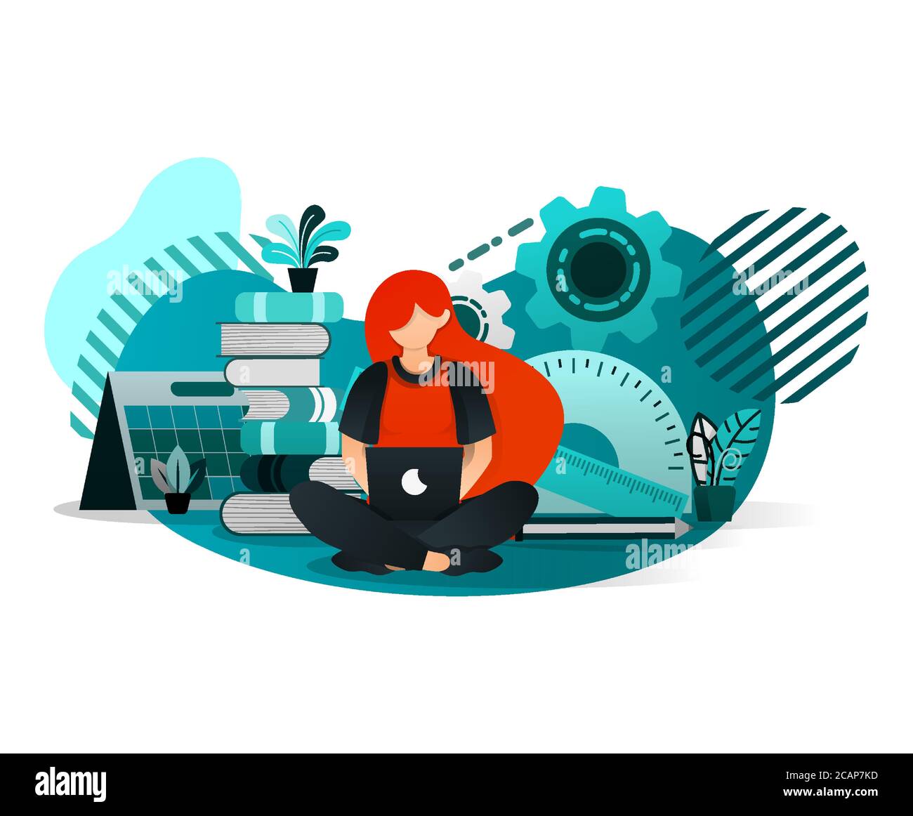 Conversation student Stock Vector Images - Alamy