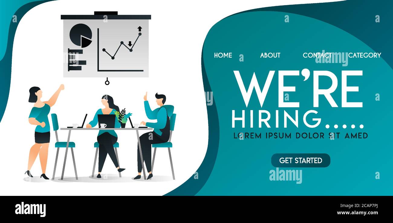 Vector illustration concept. businessman discuss and dialogue about ...