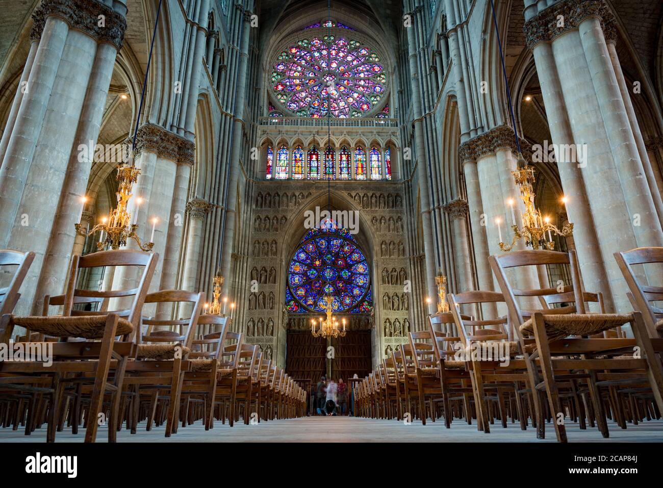 Reims cathedral stained glass hi-res stock photography and images - Alamy