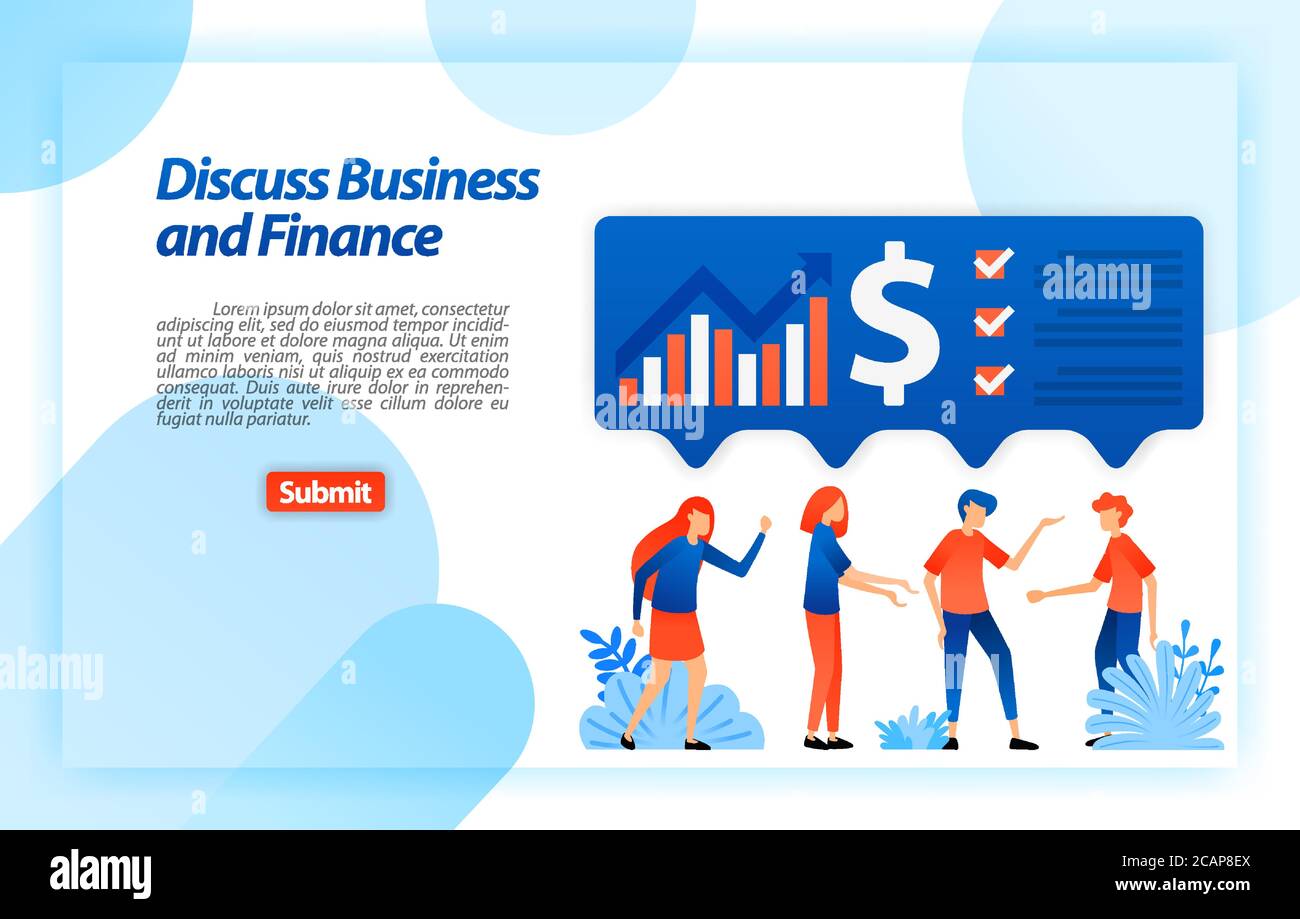 Charts review business people Stock Vector Images - Alamy