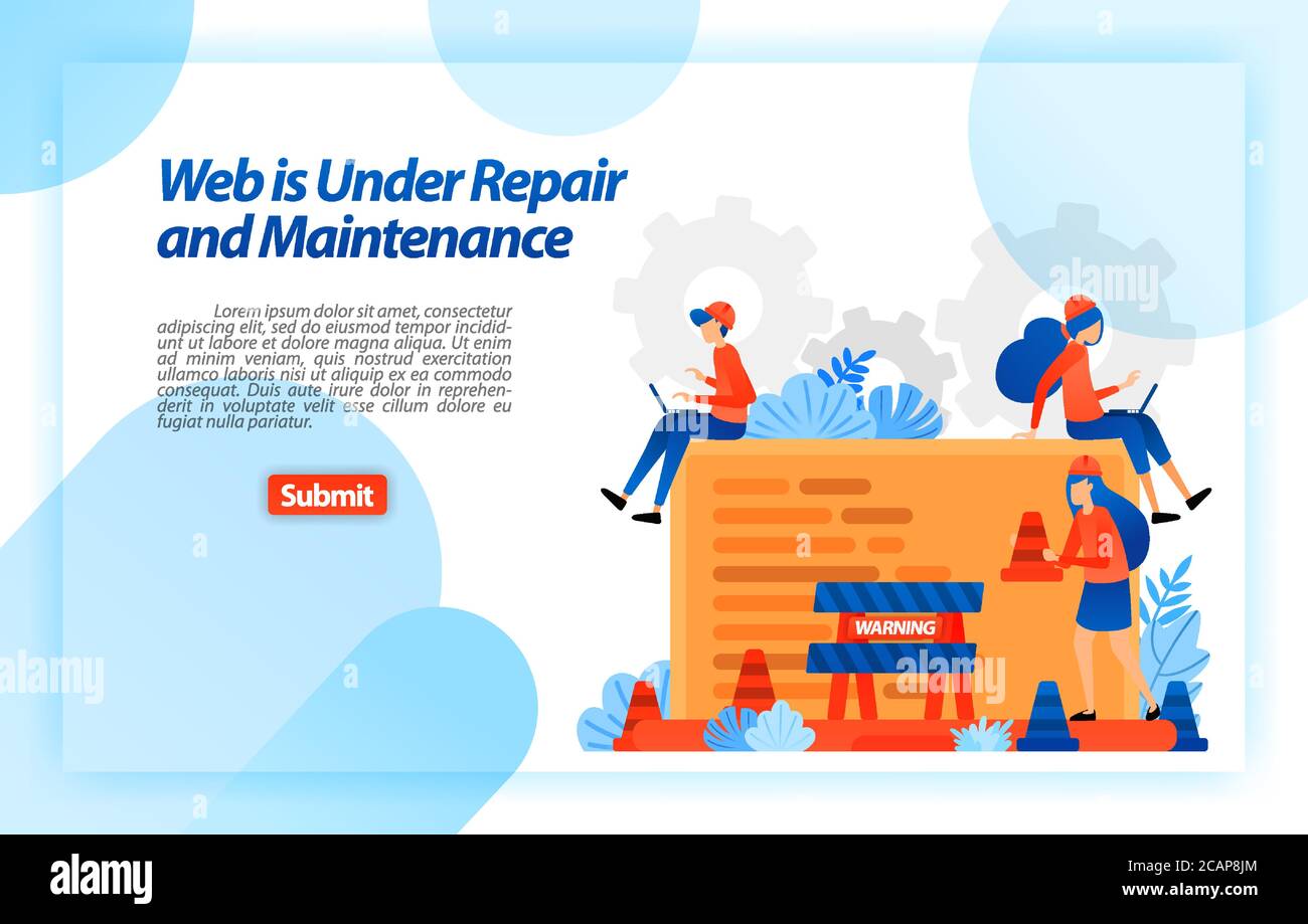 Cartoon barrier caution danger road hi-res stock photography and images ...