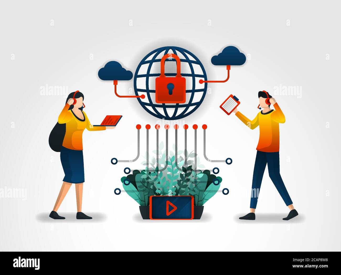 Internet service providers Stock Vector Images - Alamy