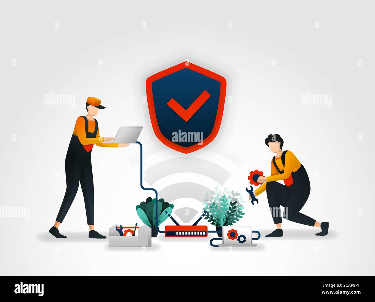 System maintaining Stock Vector Images - Alamy