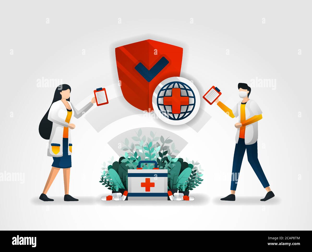 At home health assessment Stock Vector Images - Alamy