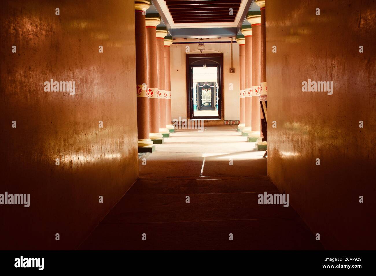 Pathway inside a Karaikudi house Stock Photo - Alamy