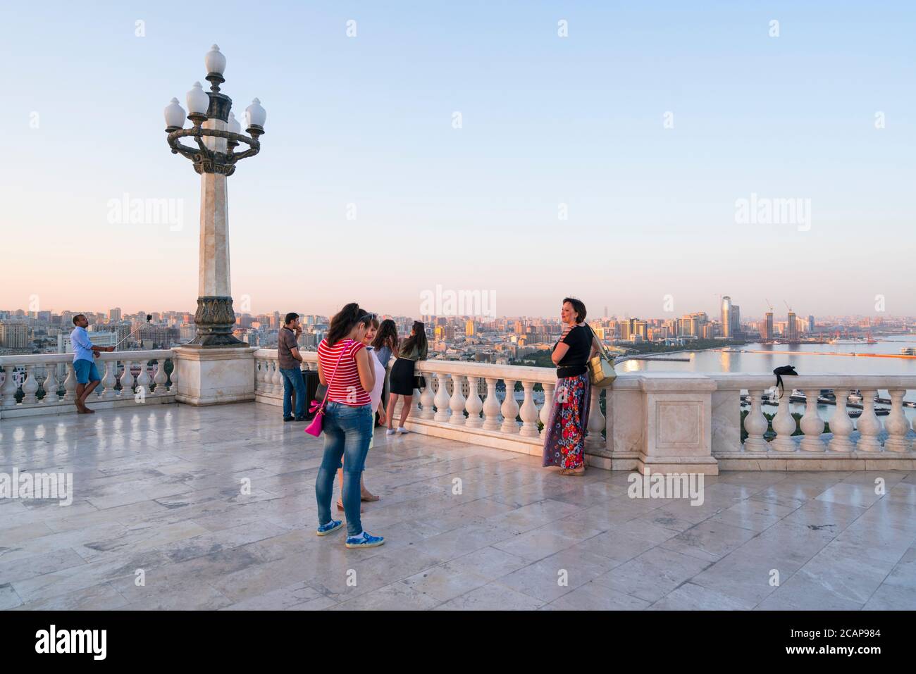 Dagustu Park, Baku City, Azerbaijan, Middle East Stock Photo - Alamy