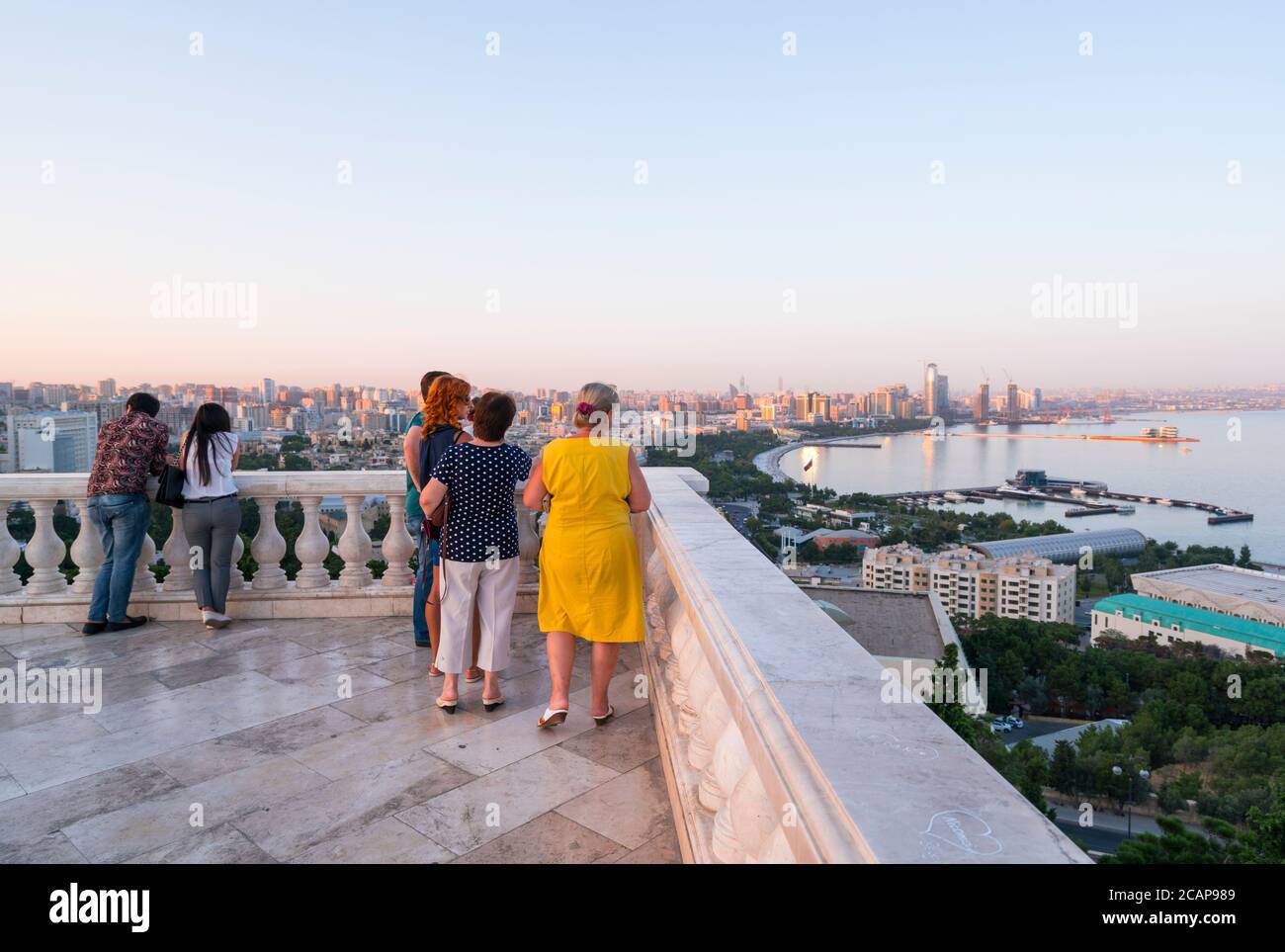 Dagustu Park, Baku City, Azerbaijan, Middle East Stock Photo - Alamy