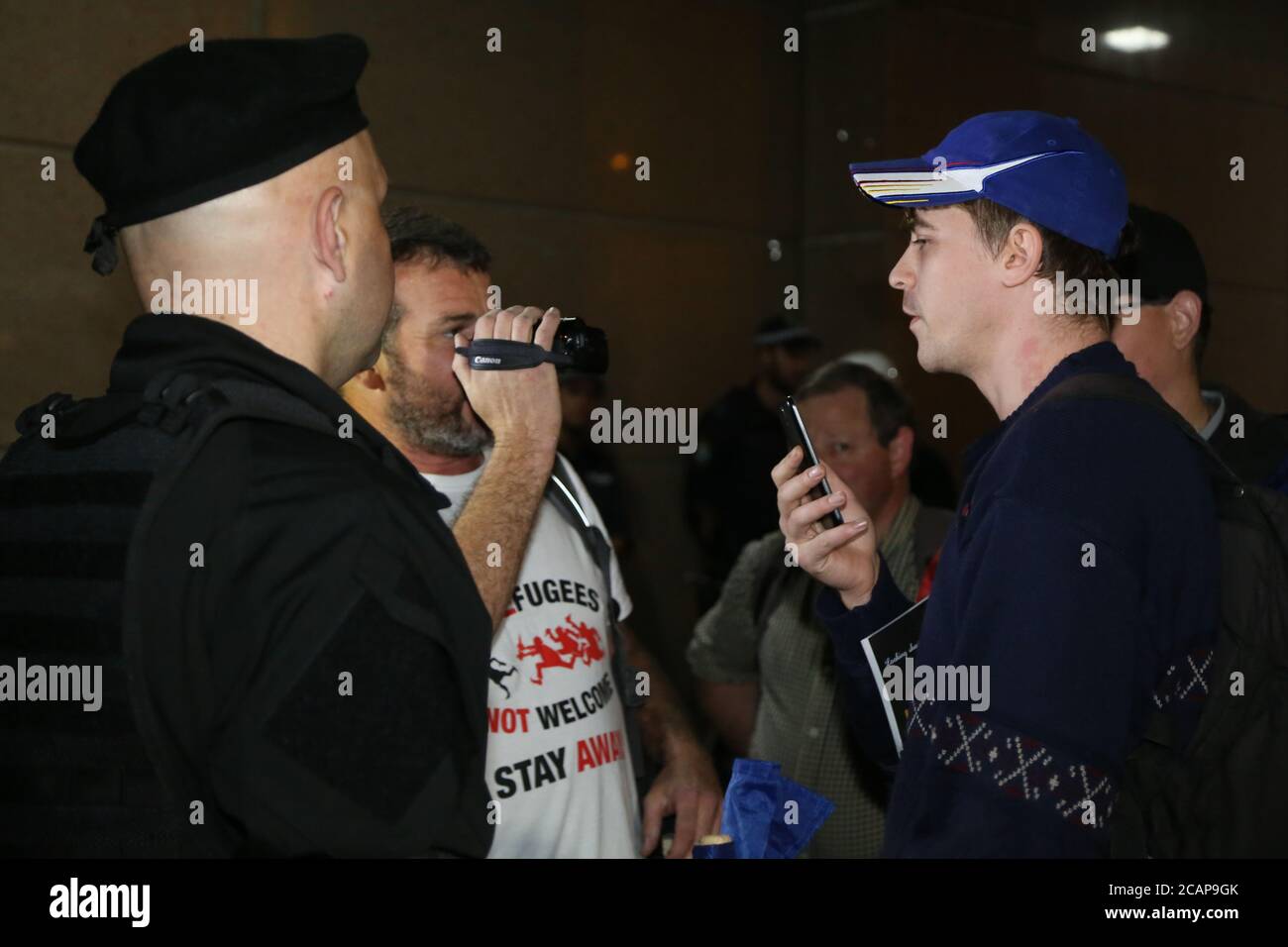 Protests for and against One Nation party politician Pauline Hanson’s ...