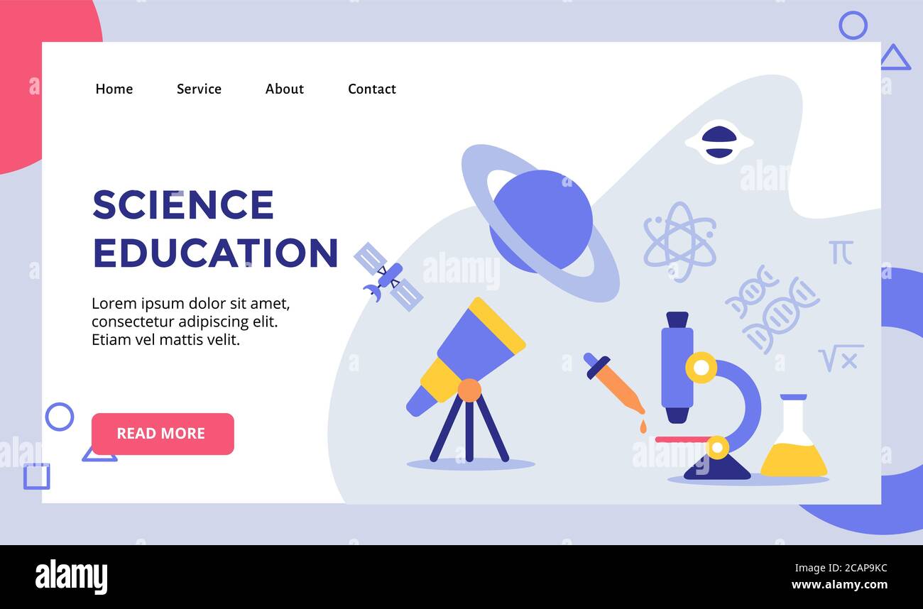 Science education microscope background of pipette tube chemical ...