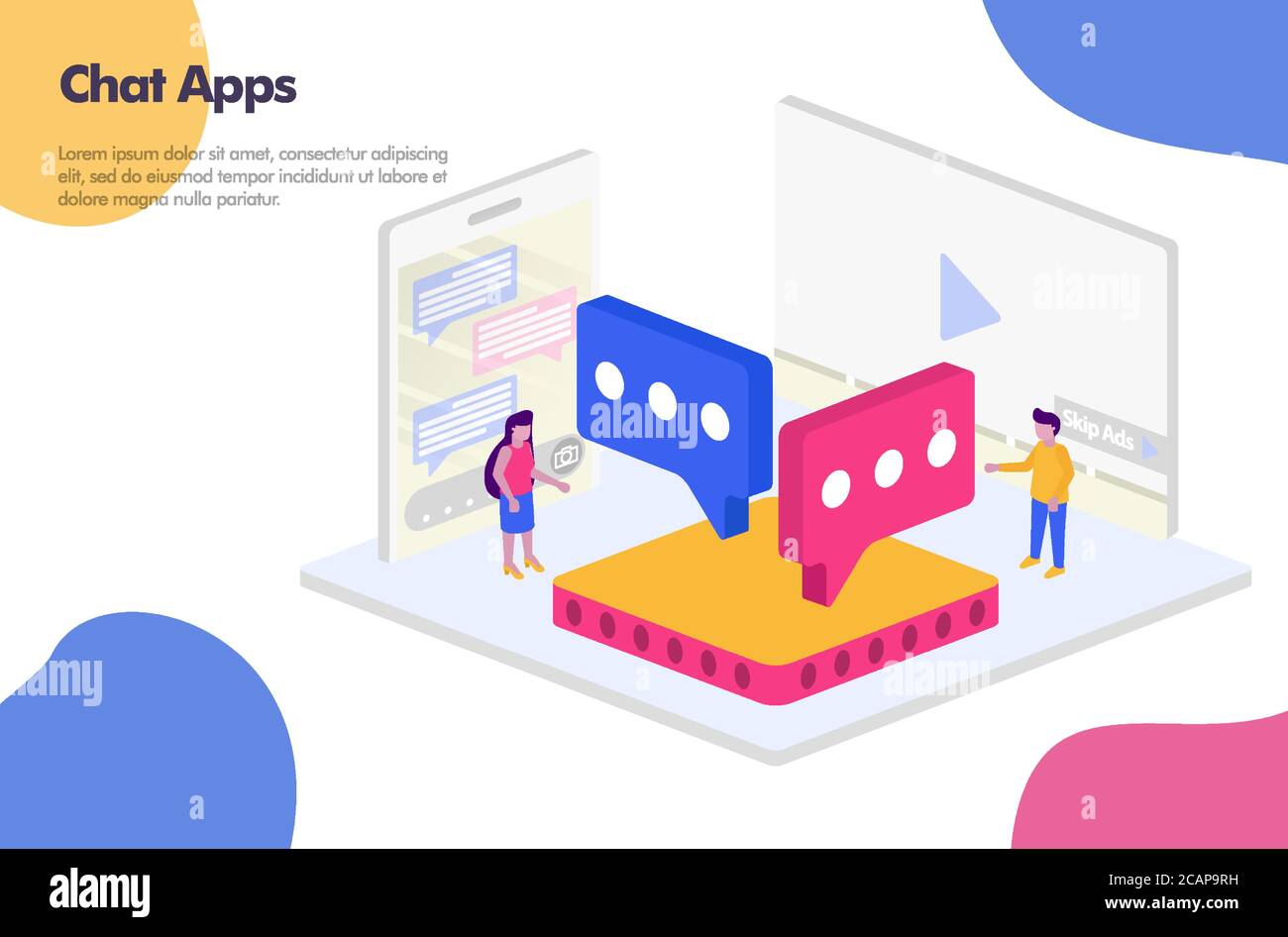 Isometric ui design concept ux Stock Vector Images - Alamy