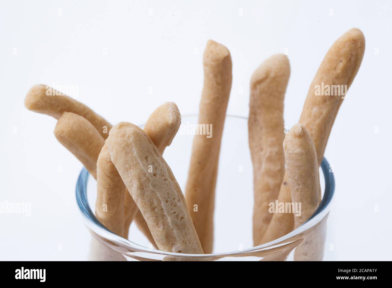 Grissini (Thin Bread Sticks) isolated on white background Stock Photo ...