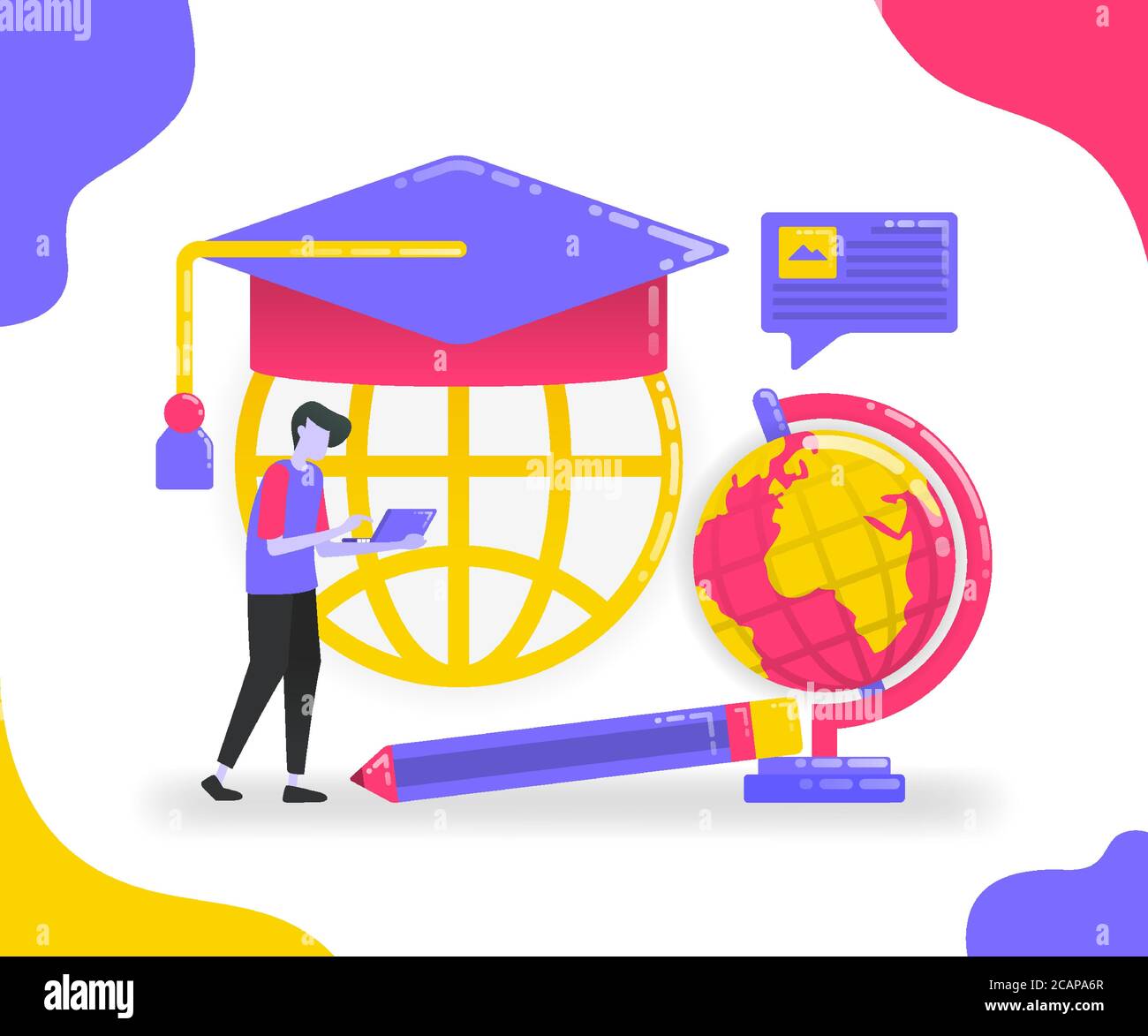 Science learn research landing hi-res stock photography and images - Alamy