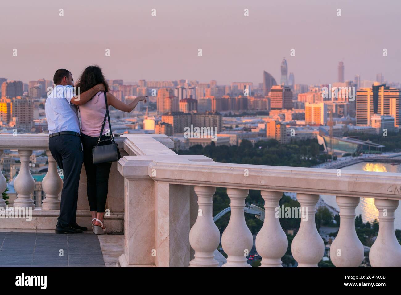 Dagustu Park, Baku City, Azerbaijan, Middle East Stock Photo - Alamy