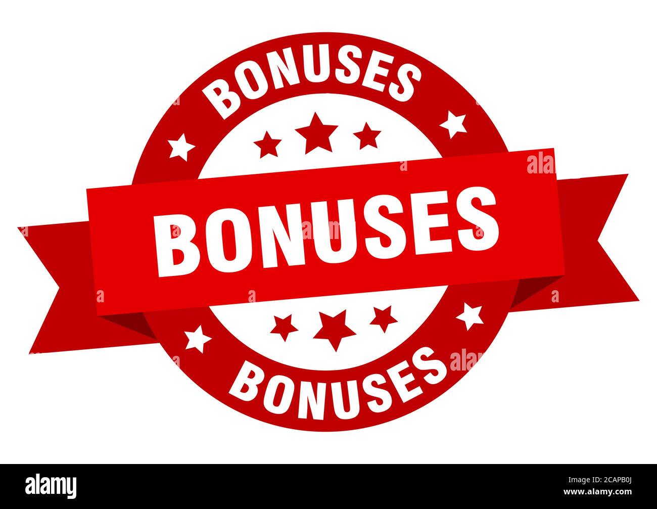 bonuses round ribbon isolated label. bonuses sign Stock Vector Image ...