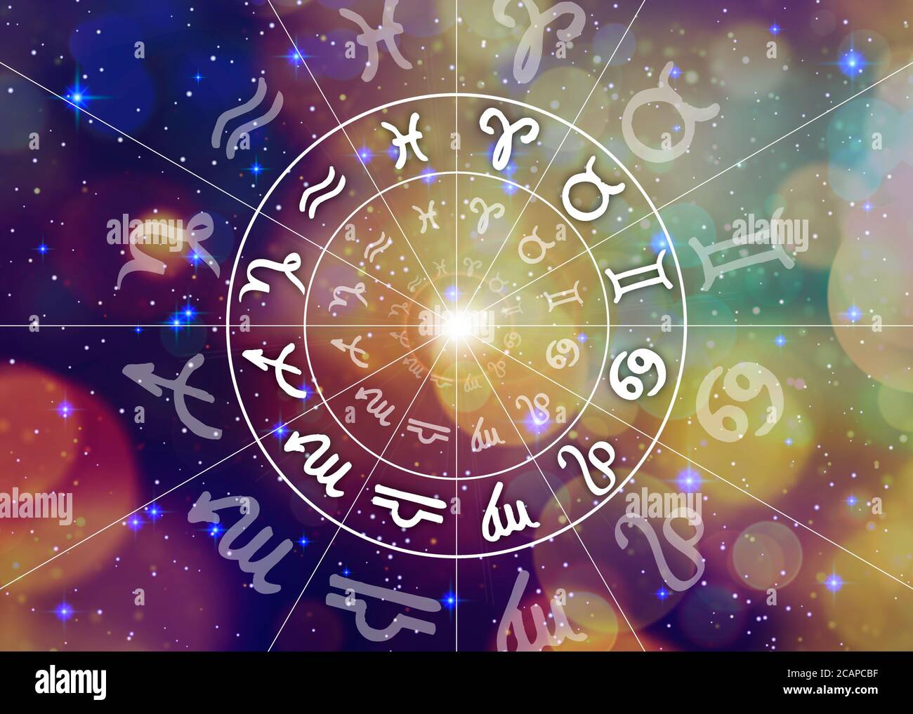 3d zodiac signs hi-res stock photography and images - Alamy