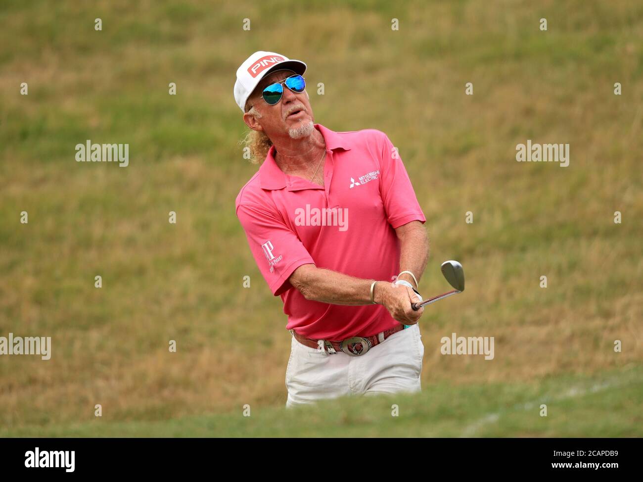 Spain's Miguel Angel Jiminez during day three of the English ...