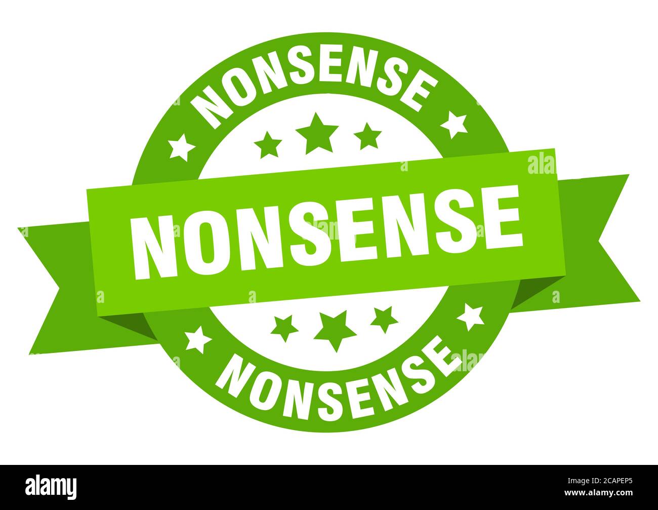 nonsense round ribbon isolated label. nonsense sign Stock Vector Image ... nonsense round ribbon isolated label. nonsense sign Stock Vector Image ...