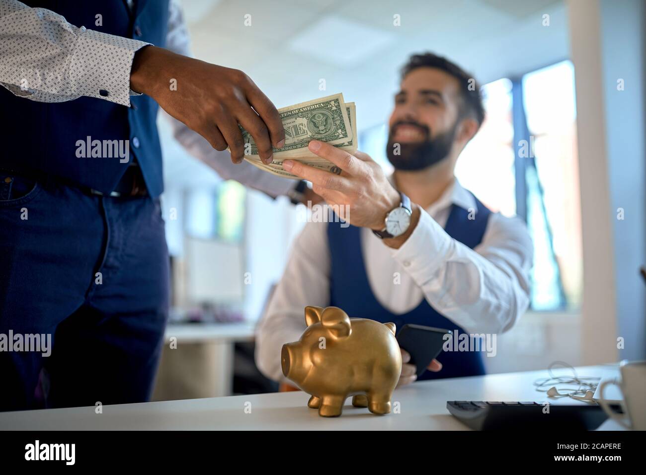 Pay salary employee bank hi-res stock photography and images - Alamy