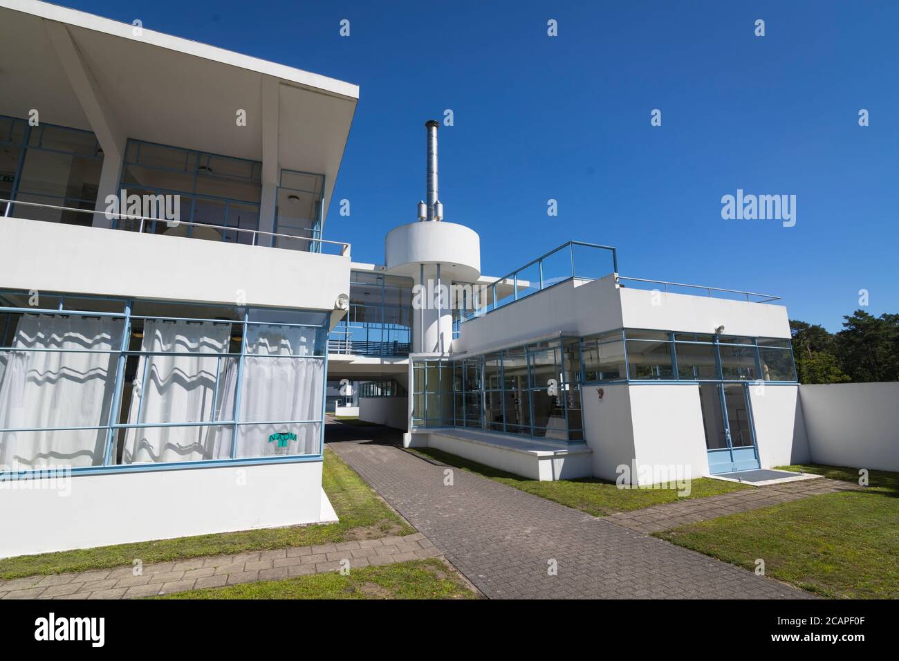 Dutch sanatorium "Zonnestraal", modern historical architecture in the ...