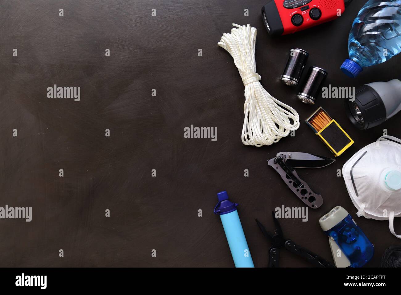 A survival kit is useful to have in the event of an emergency such as ...