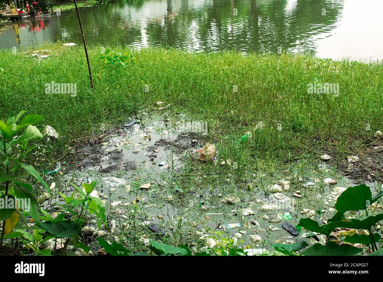 Polluted river factory hi-res stock photography and images - Alamy