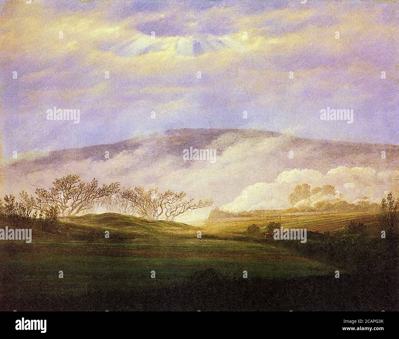 Friedrich Caspar David - Nebel IM Elbtal - German School - 19th and ...