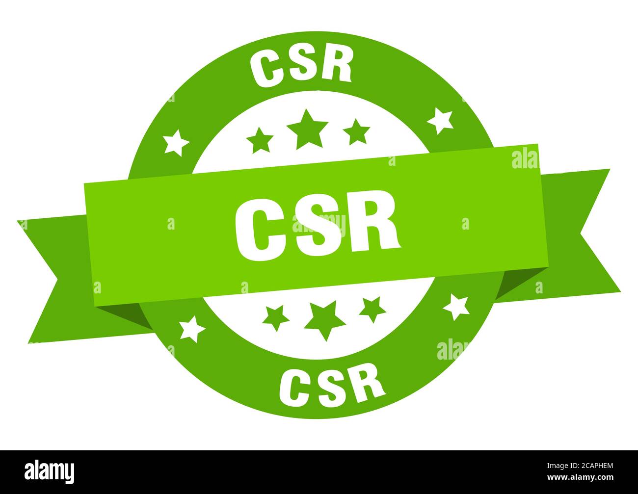 csr round ribbon isolated label. csr sign Stock Vector Image & Art - Alamy