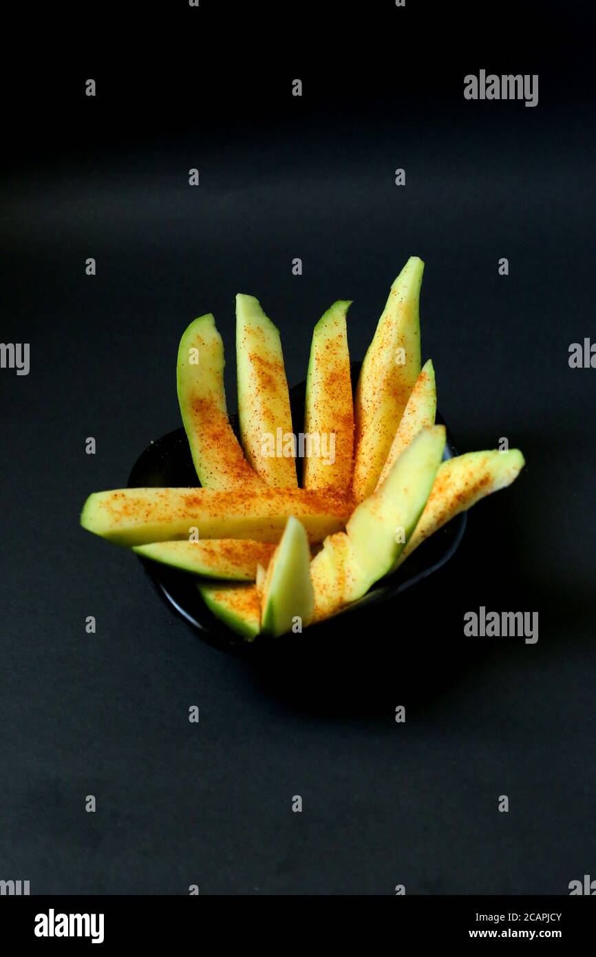 Mango with salt and chilli hi-res stock photography and images - Alamy