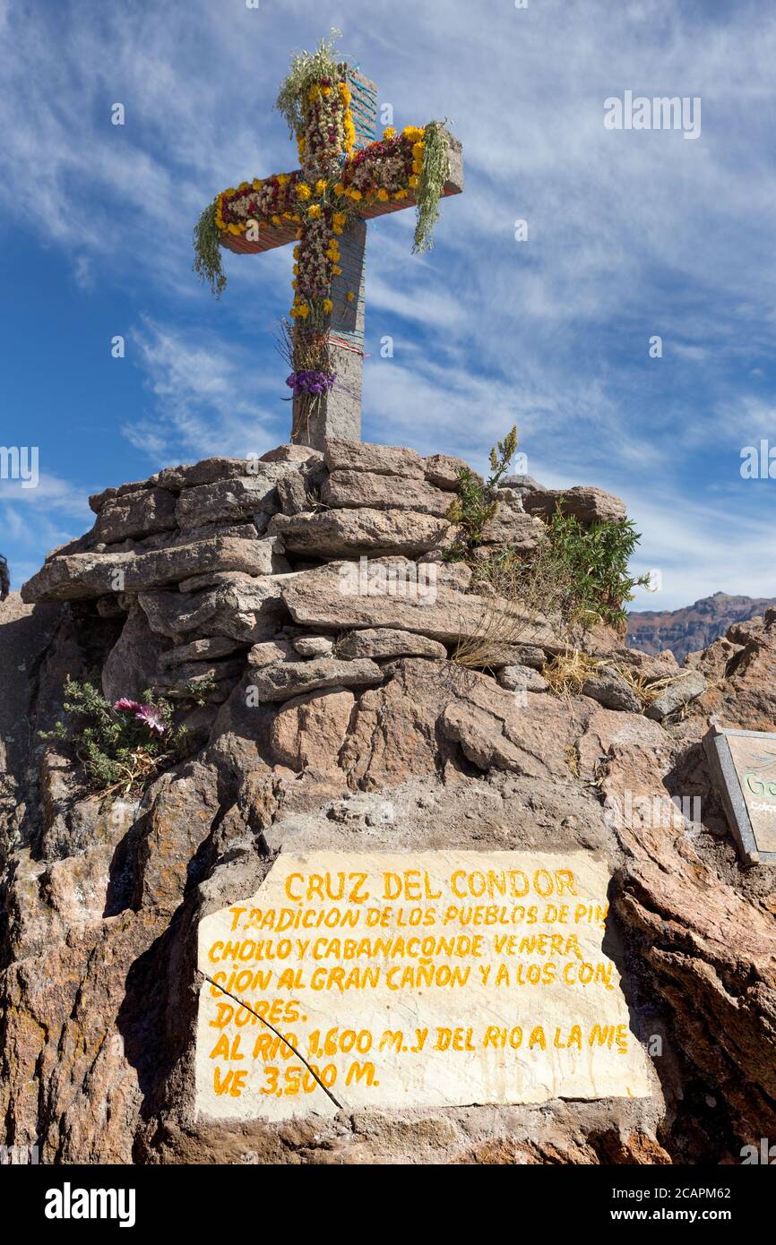 Sanctuary of condor, in Colca Canyon, in Peru Stock Photo - Alamy