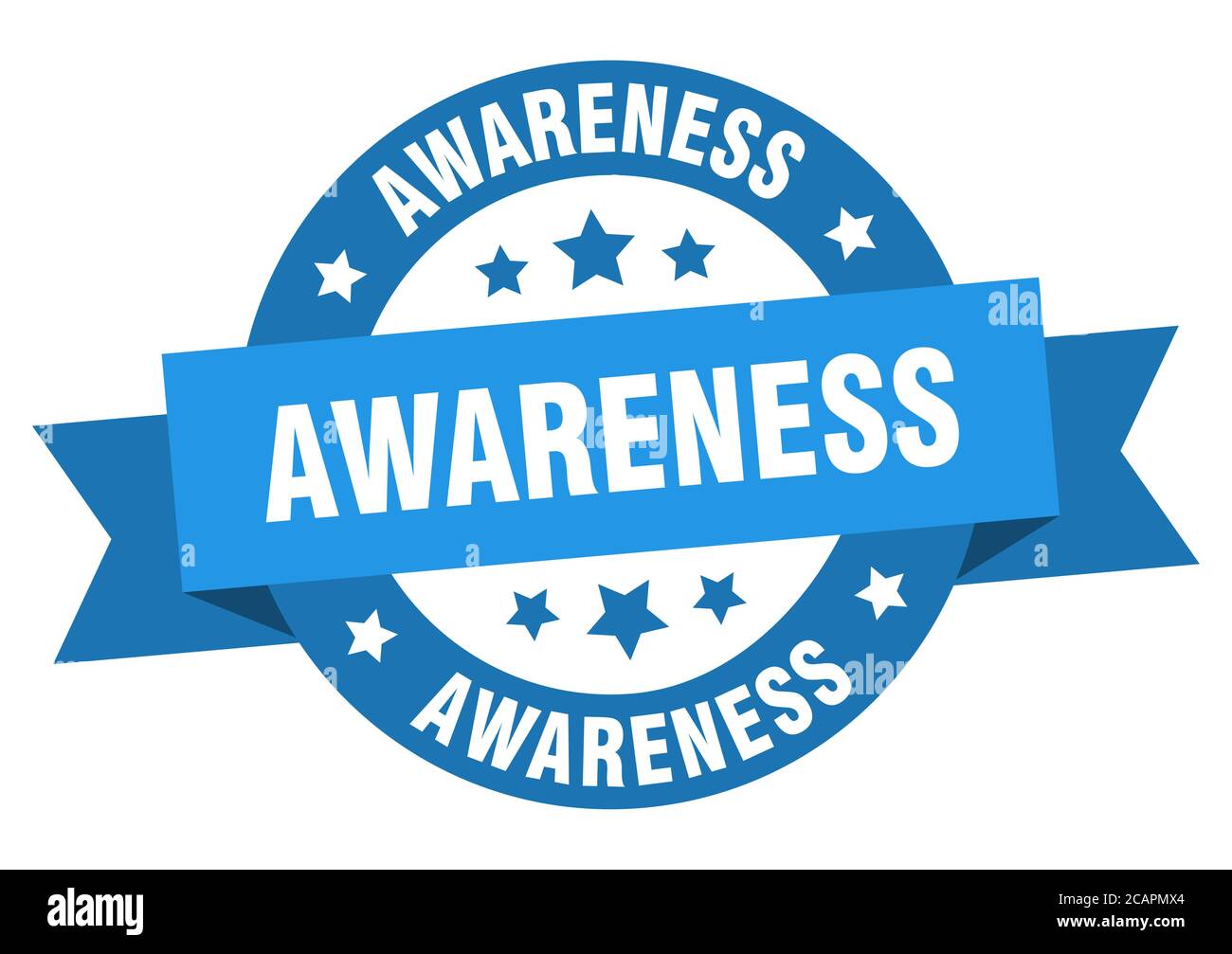 Awareness ribbon isolated paper Stock Vector Images - Alamy