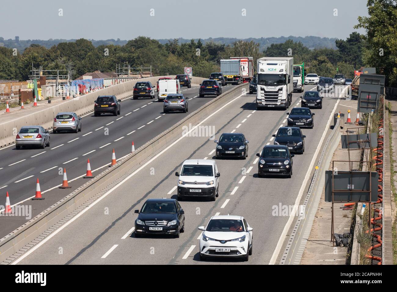 Busy smart motorway hi-res stock photography and images - Alamy
