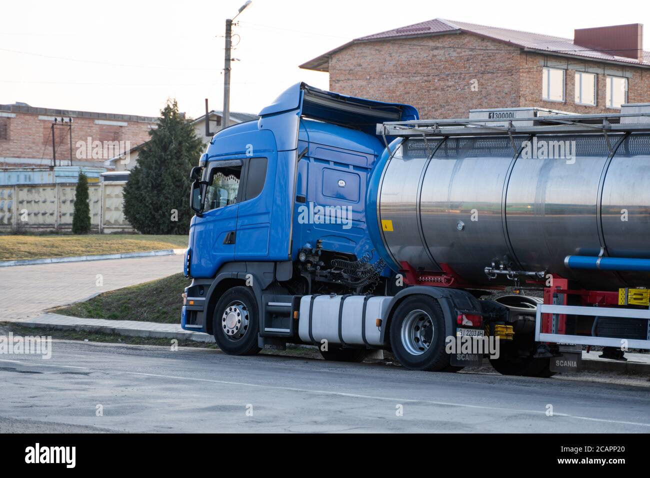 Gas Tanker Truck High Resolution Stock Photography and Images - Alamy