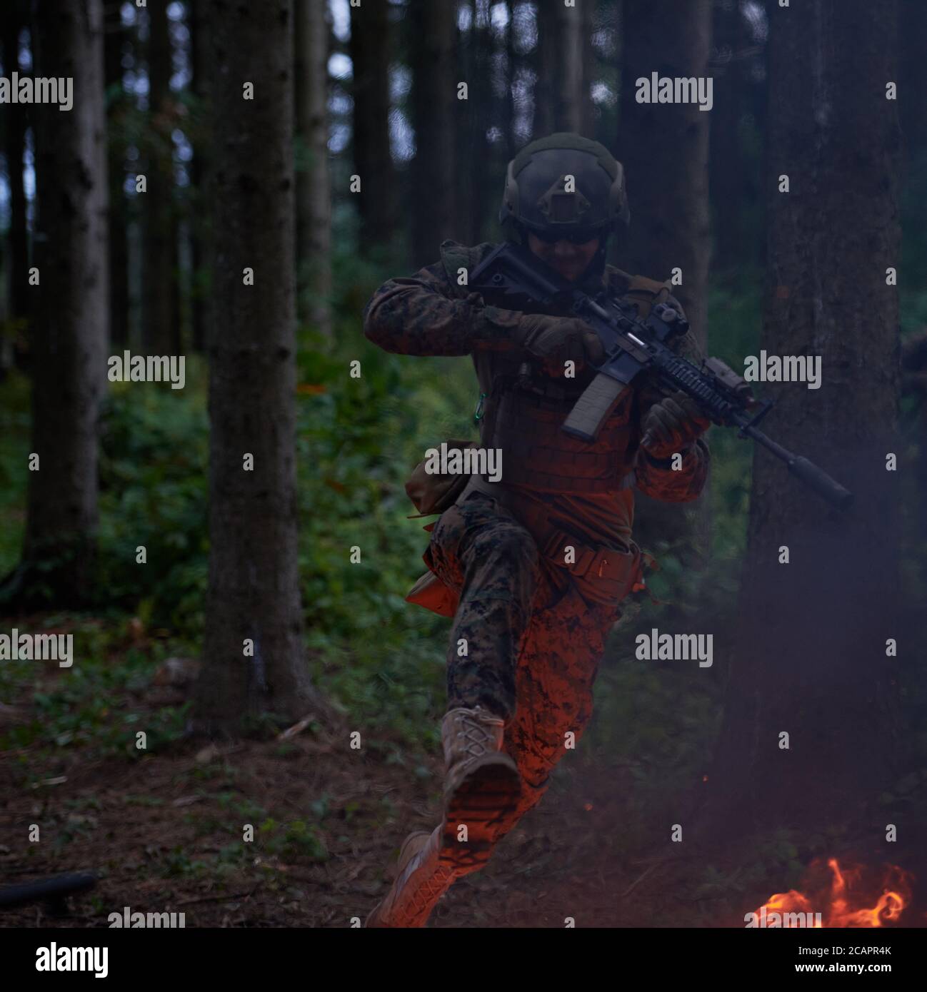 Ranger jumping hi-res stock photography and images - Alamy