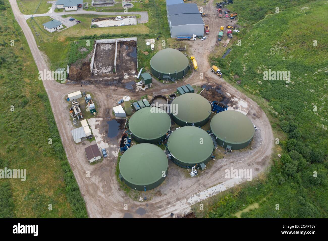 Biogas storage tanks hi-res stock photography and images - Alamy