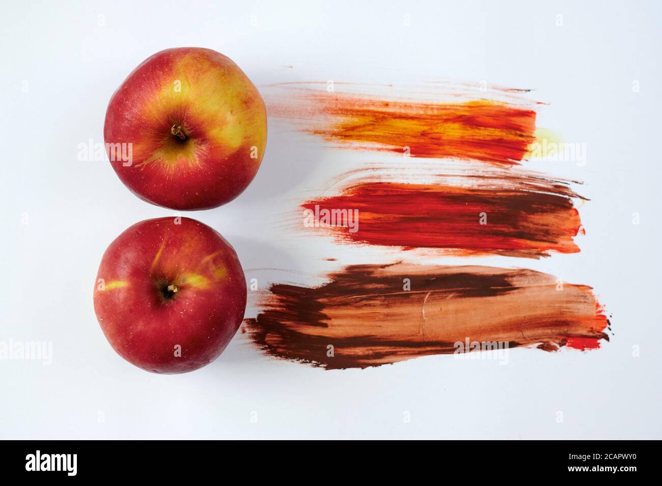Paint Dripping Down Apple Sign