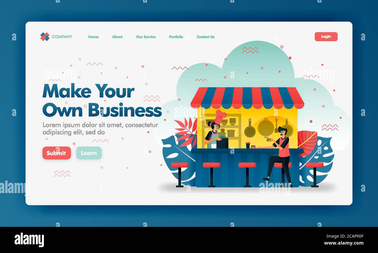 Cartoon Lunch Counter