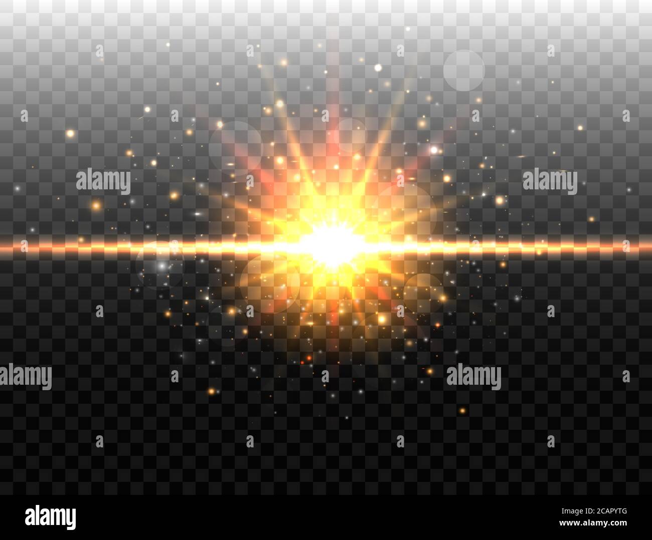 Explosion concept. Isolated on black transparent background. Golden ... Explosion concept. Isolated on black transparent background. Golden ...