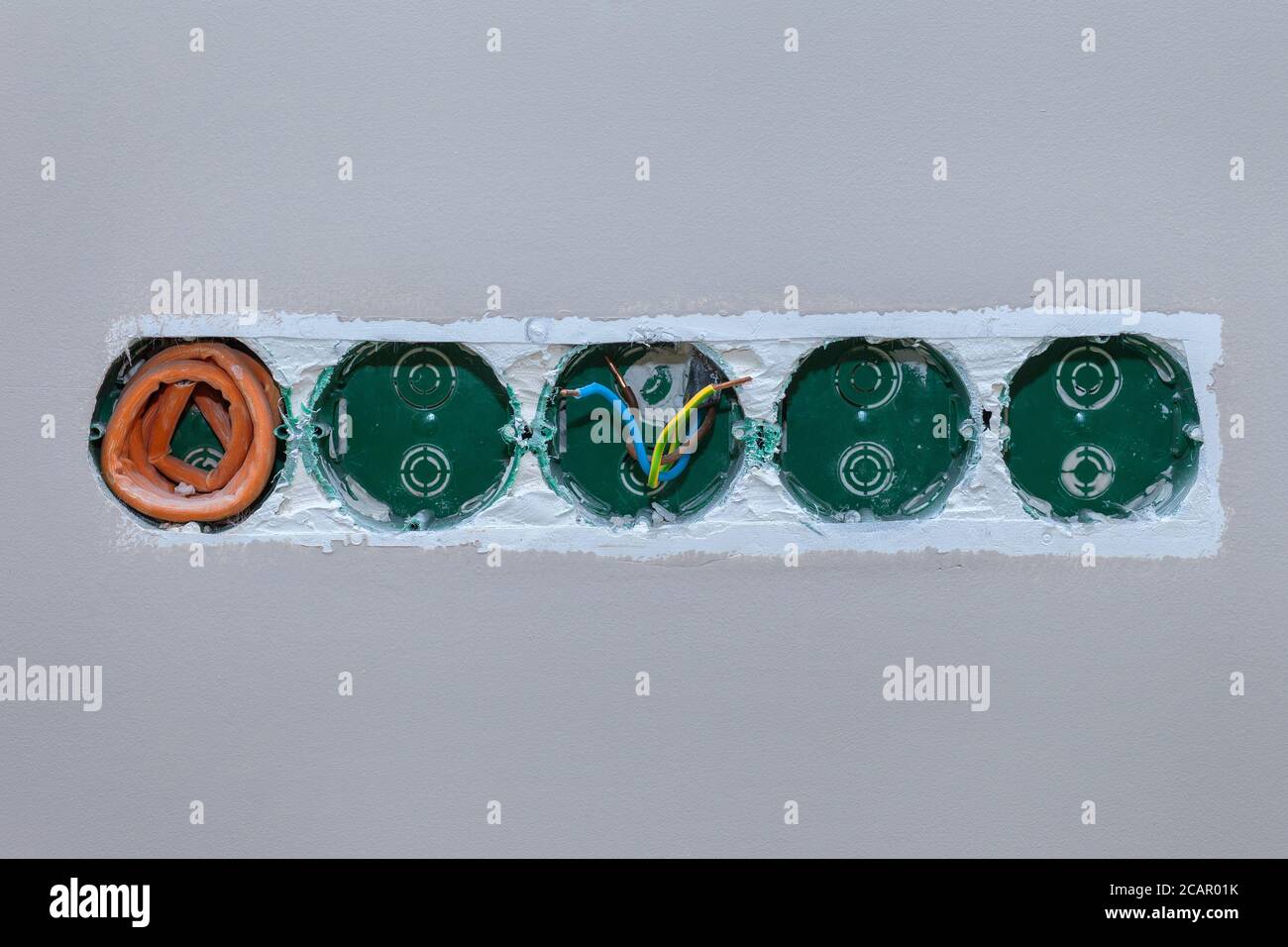 Installing electrical outlets hi-res stock photography and images - Alamy