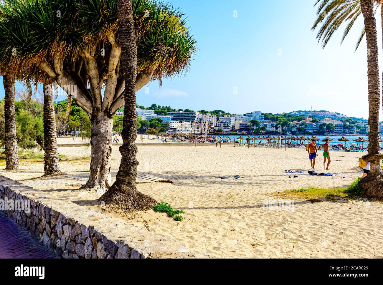 Santa Ponsa, Mallorca, Spain. View on the sea, Plataja de Santa Ponsa ...