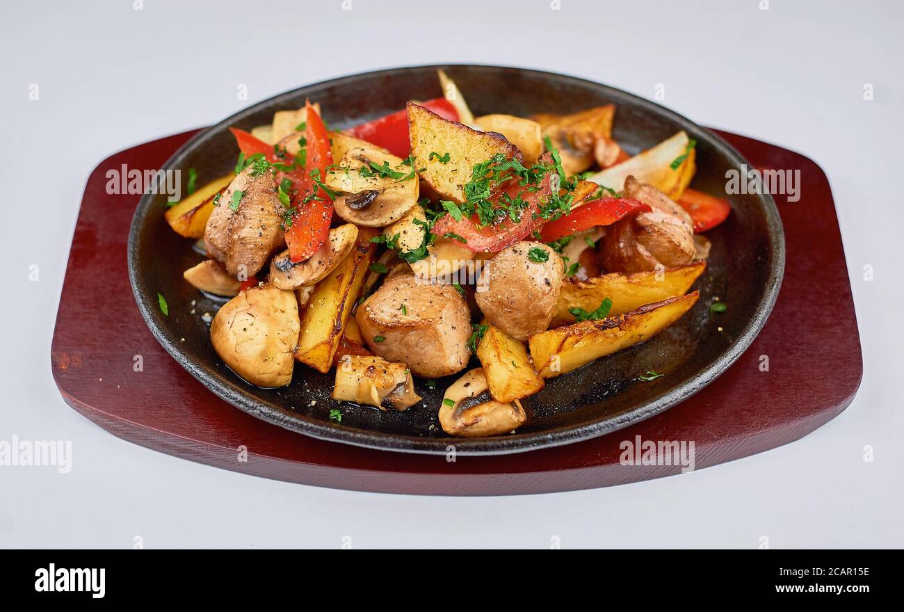 A plate of food on a table Stock Photo - Alamy