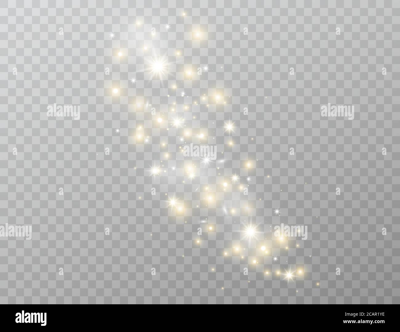 Star explosion. Glowing light effect isolated on transparent background. Star burst with white ...