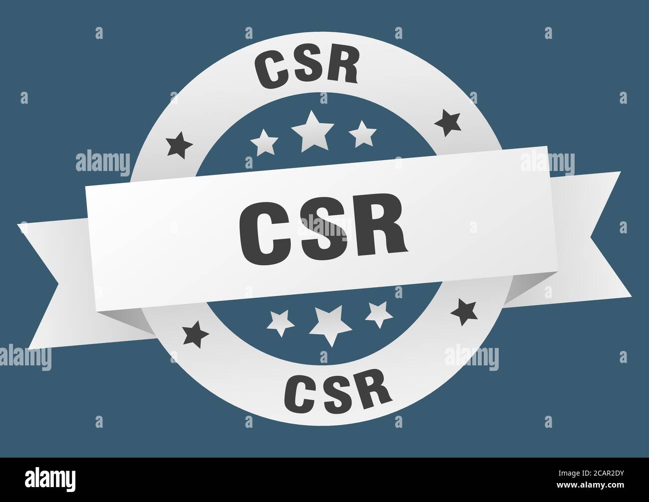 csr round ribbon isolated label. csr sign Stock Vector Image & Art - Alamy
