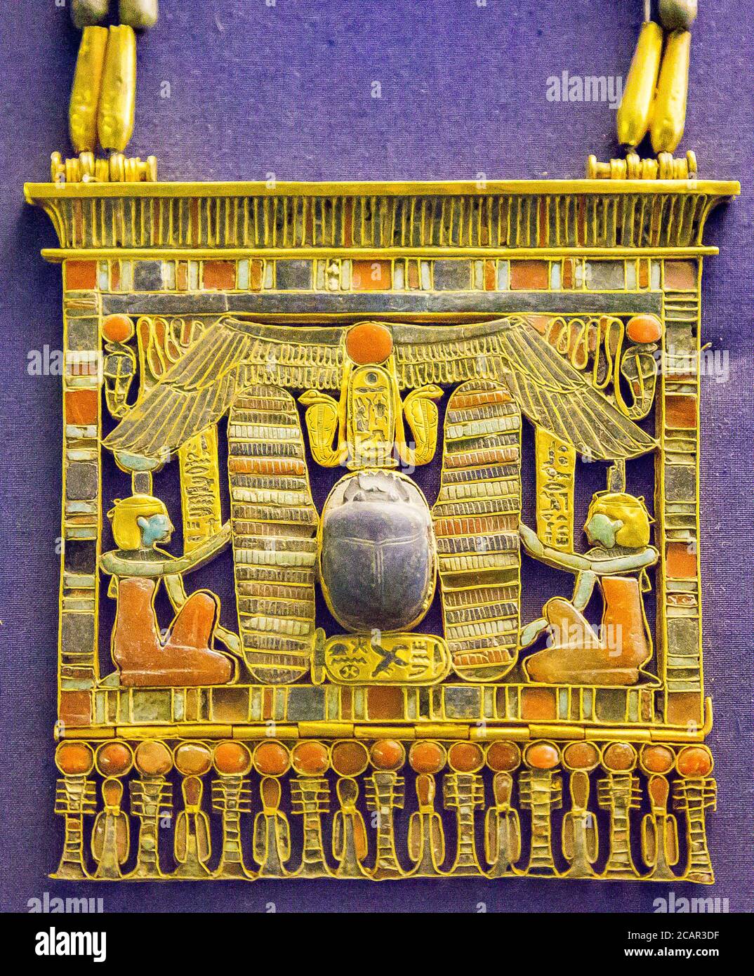 Egypt, Cairo, Egyptian Museum, jewellery found in the royal necropolis ...